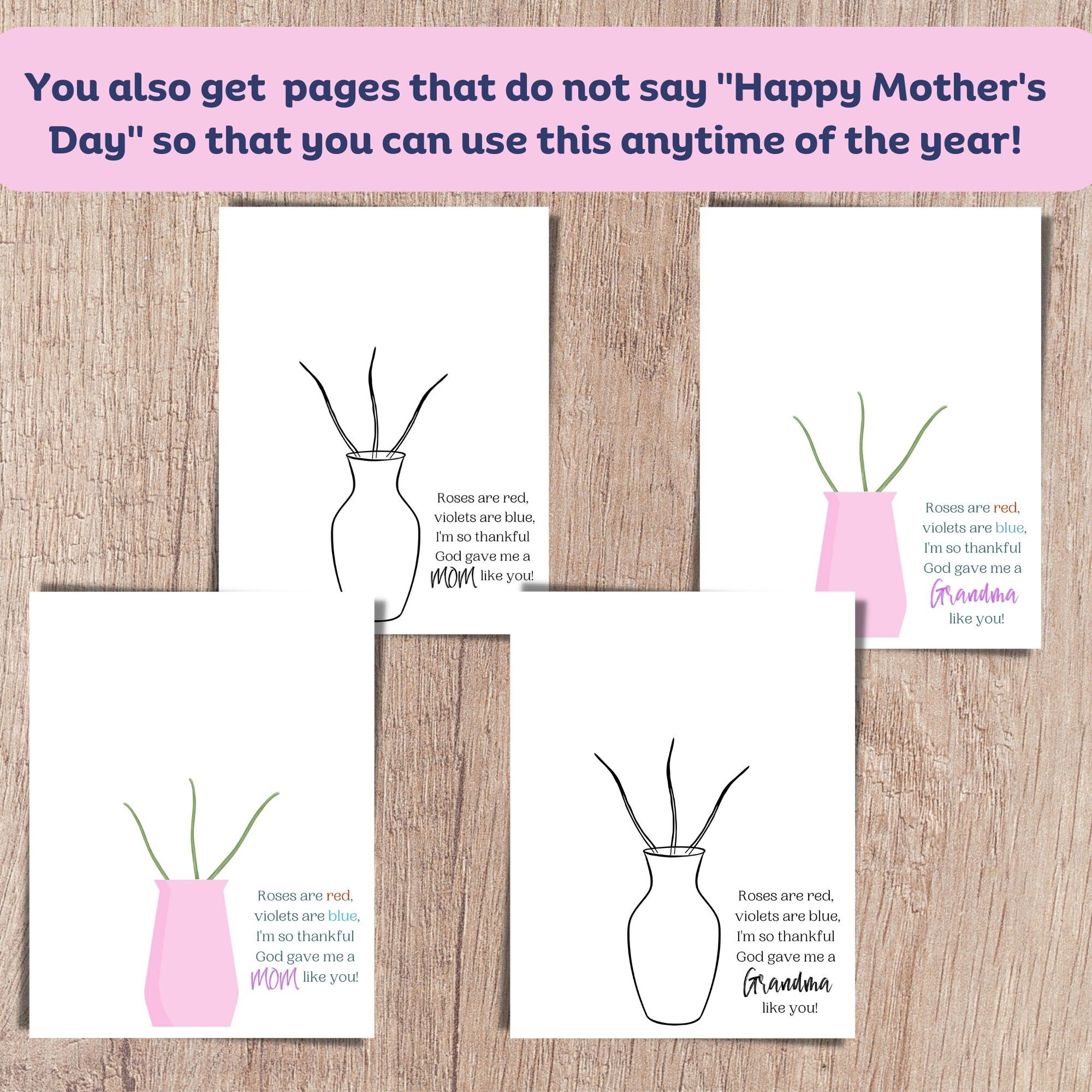 Mothers Day Handprint Printable, Religious Poem, Handprint Mothers Day ...