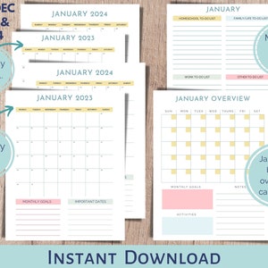 Homeschool Planner, Academic Planner, Printable Homeschool Planner ...