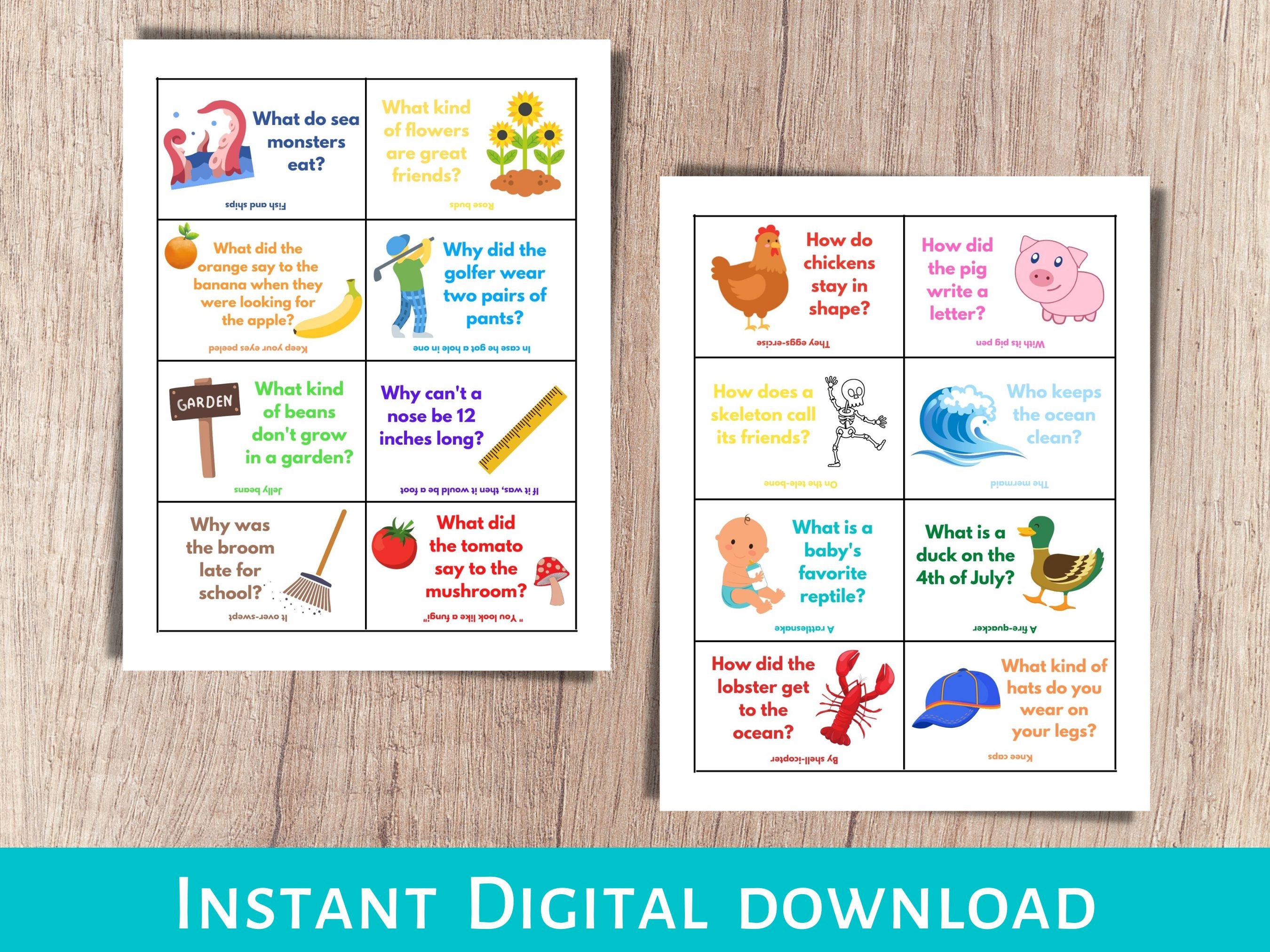 Lunchbox Notes, Lunch Box Jokes, Lunchbox Notes Printable, Kids Lunch ...