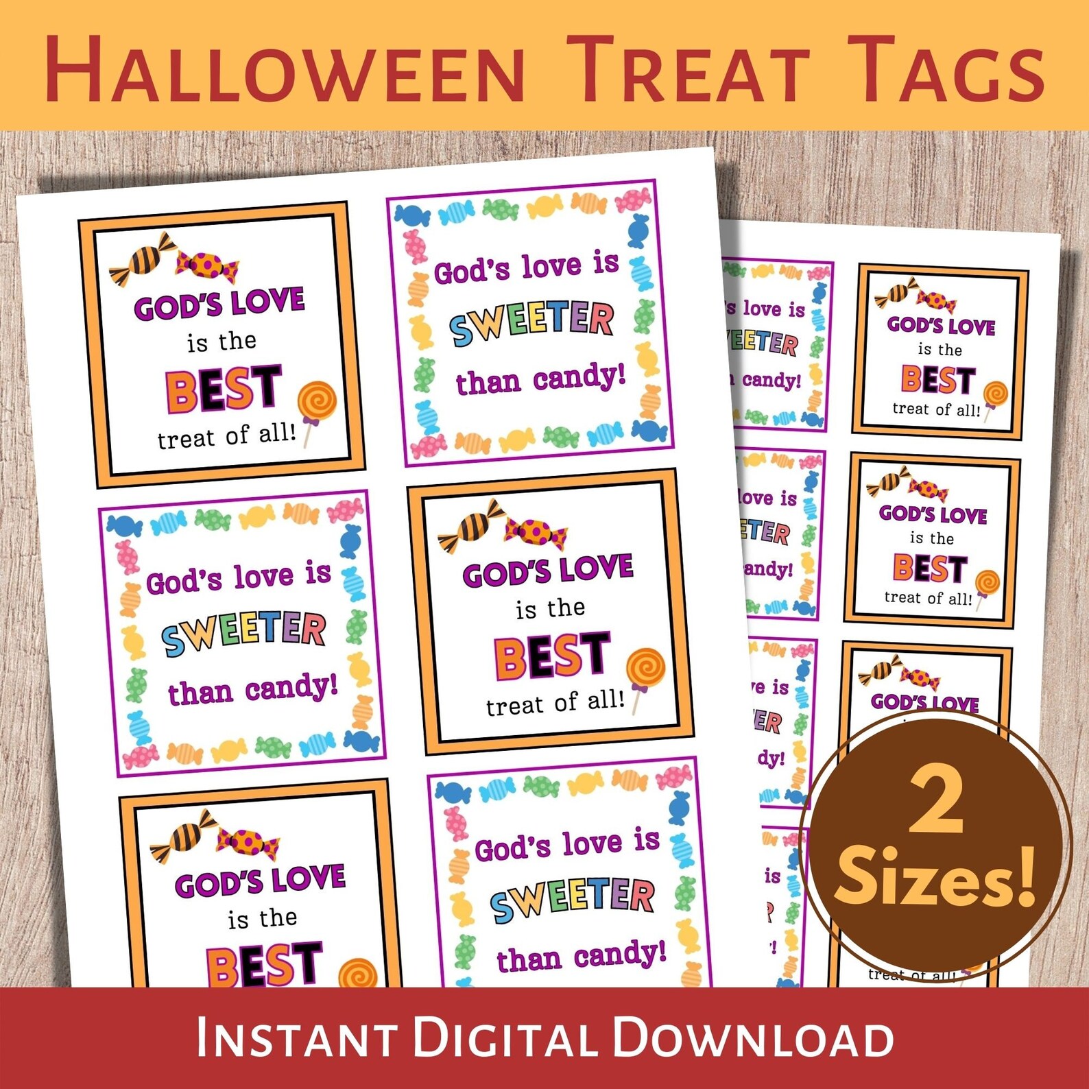 Religious Halloween Tags, Halloween Tracts, Christian Halloween Tags ...
