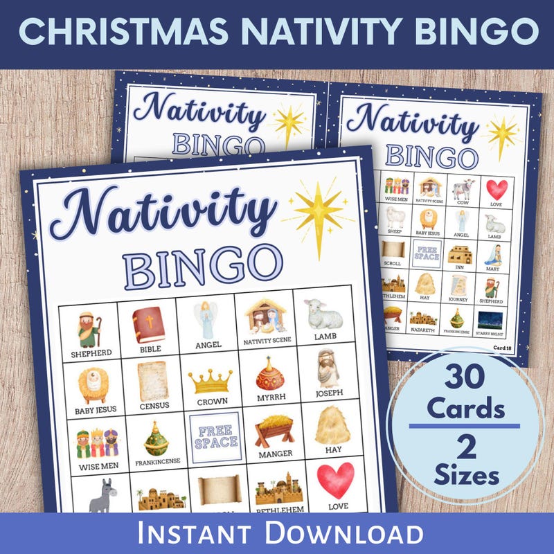 Christmas Bingo - Etsy