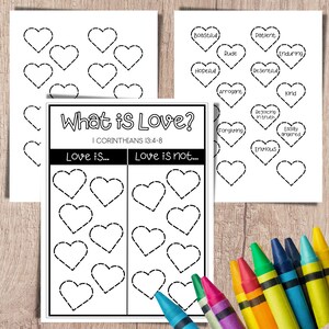 Bible Valentine Games, Love is Craft, 1 Corinthians 13, Sunday School ...