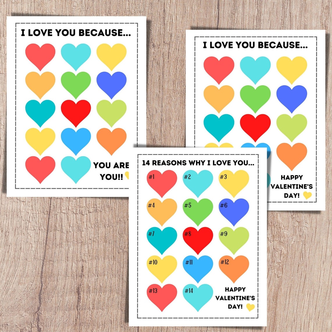 Why I Love You, Affirmation Cards for Kids, Reasons I Love You, I Love ...