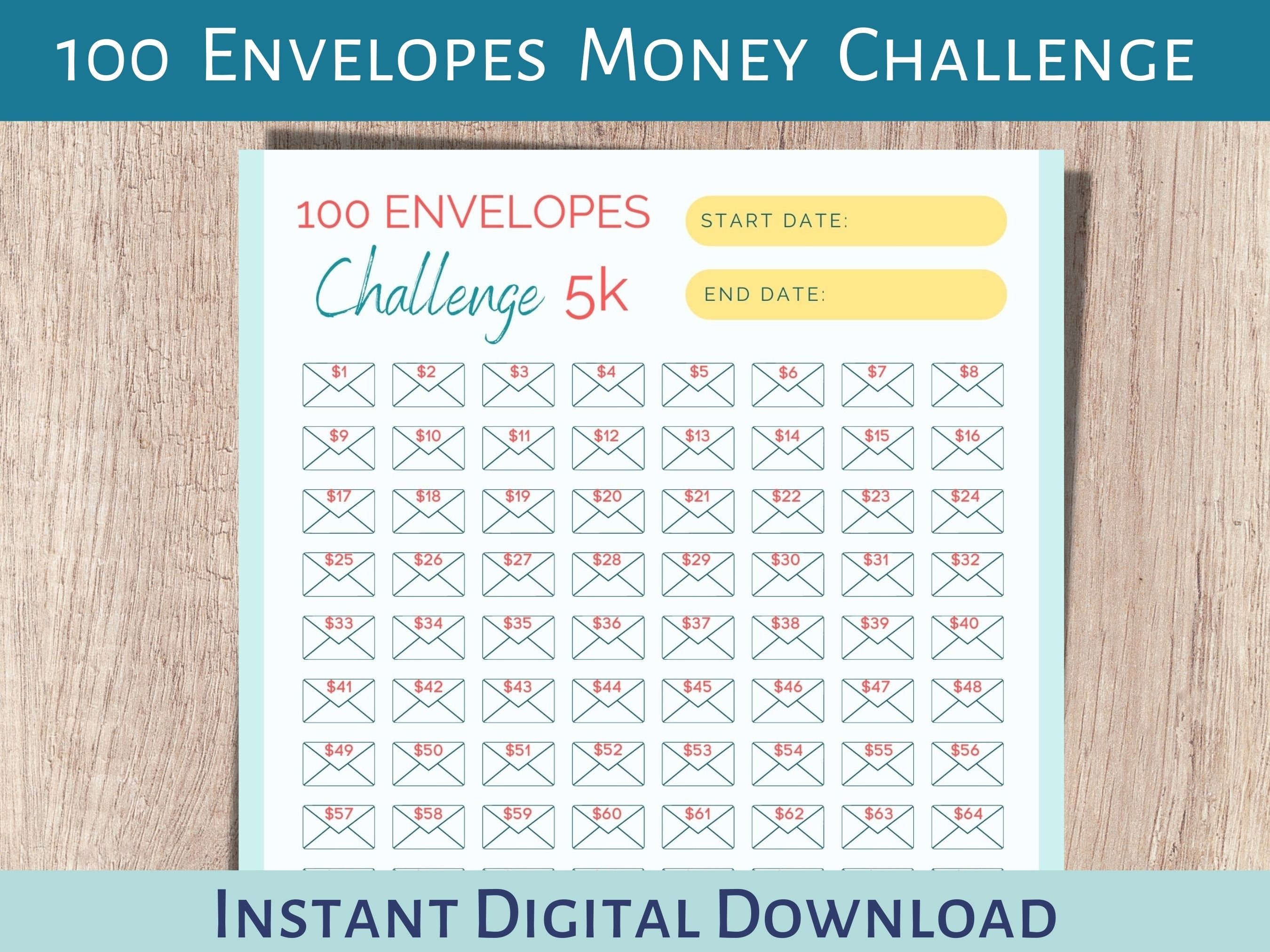 Free 200 Envelope Challenge: How To Save 10,000 In Months, 59% OFF