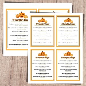 Pumpkin Prayer, Halloween Tracts, Religious Halloween, Pumpkin ...