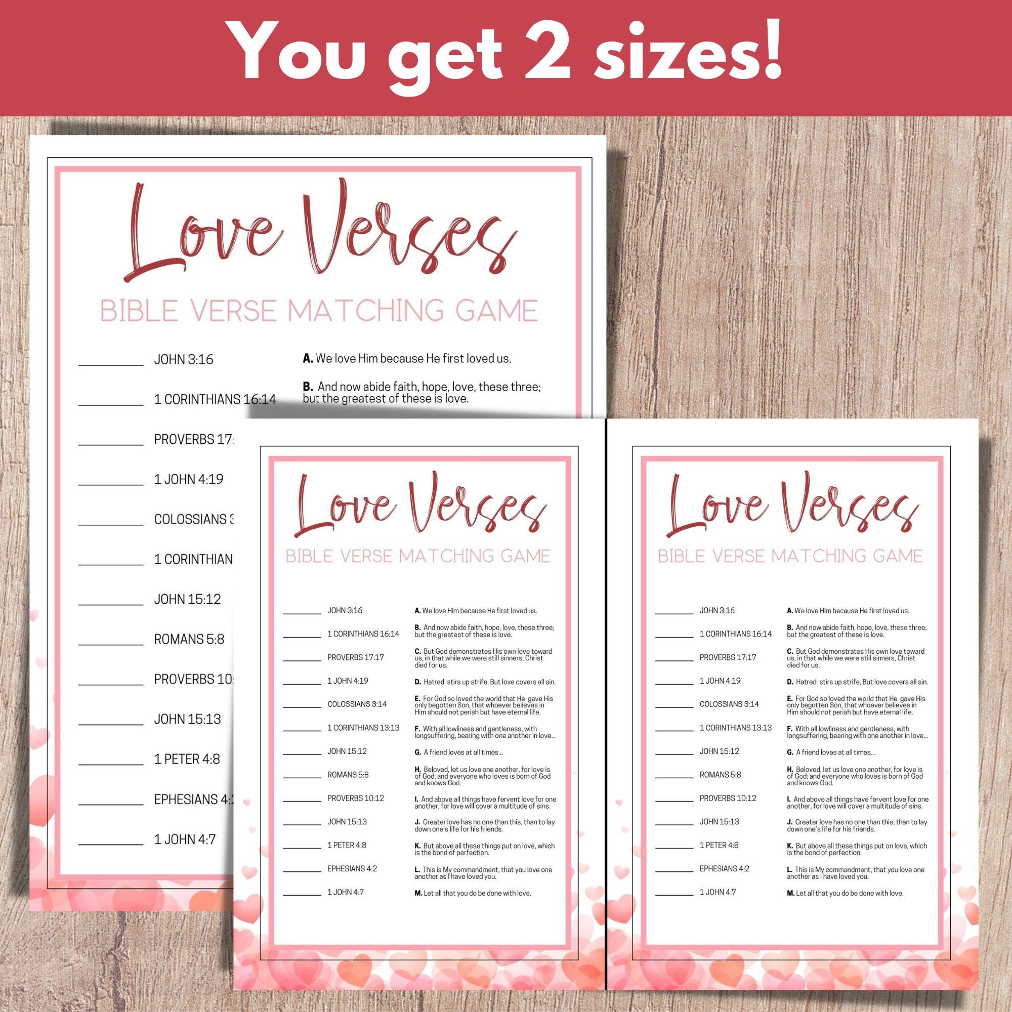 Bible Valentine Games, Bible Trivia Quiz, Love Bible Verse Printable ...