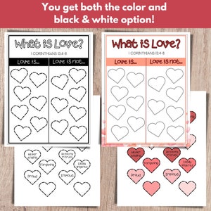 Bible Valentine Games, Love is Craft, 1 Corinthians 13, Sunday School ...