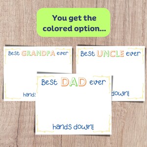 Best Dad Hands Down, Handprint Printable, Fathers Day Handprint Craft ...