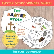 The Easter Story Craft for Kids, Sunday School Craft, Bible Story Craft ...