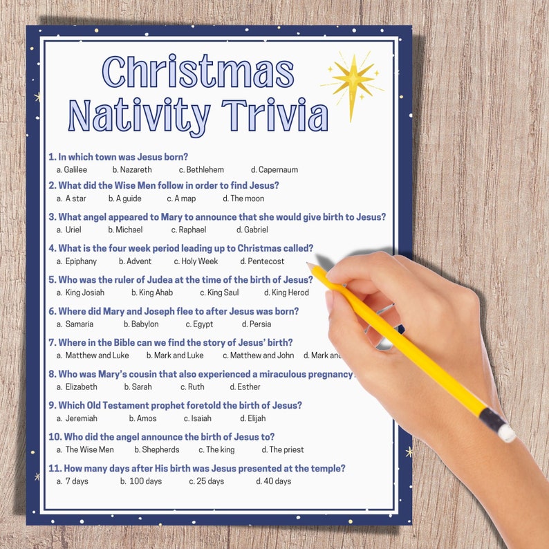 Christmas Trivia, Christian Christmas Trivia, Christmas Bible Trivia ...