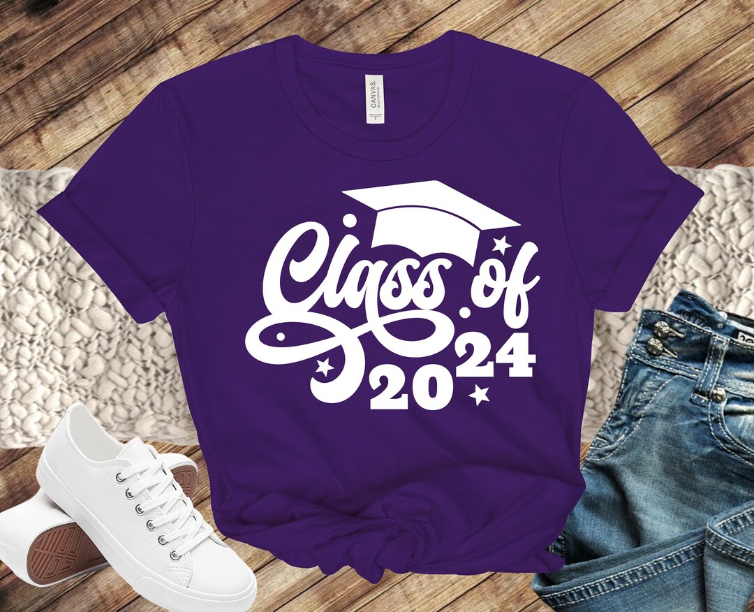 Senior 2024 Decals, Senior Class Iron On, Graduation Party Decals ...