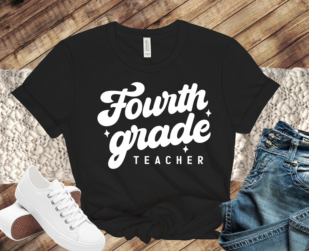 Fourth Grade Teacher Decal, Fourth Grade Team Shirts, Elementary ...