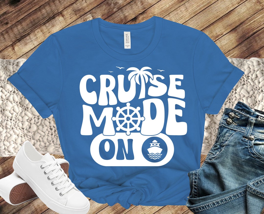 Cruise Mode Family Vacation Heat Transfer Decal - Etsy