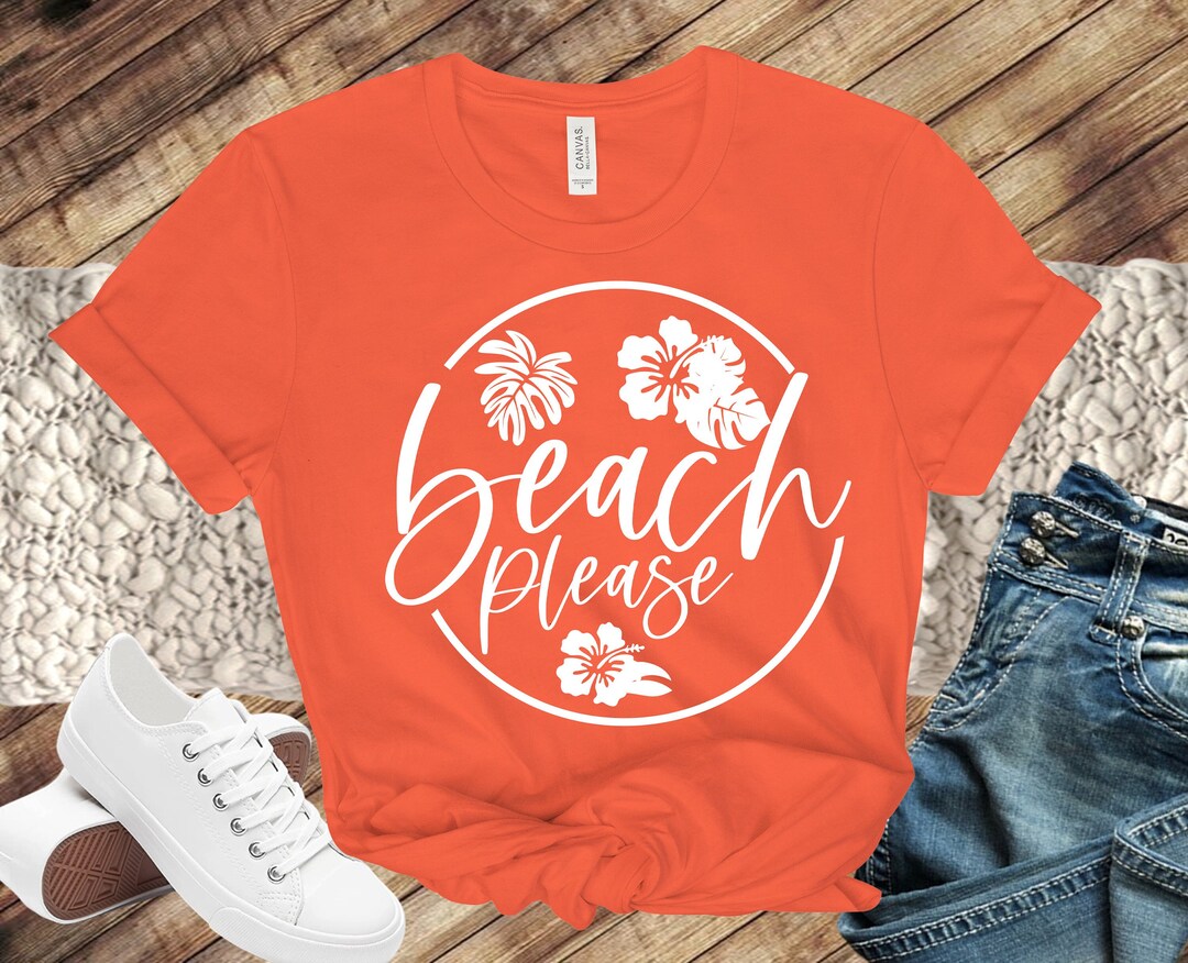 Beach Please, Beach Vibes Decal, Beach Decal, Ready to Press Decal ...