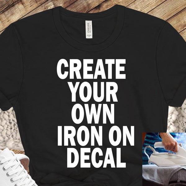 Iron on Decal - Etsy
