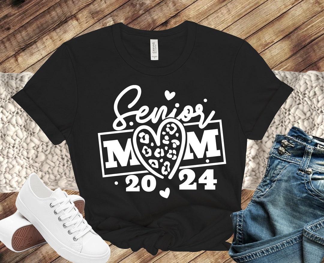 Senior Mom 2024 Decals, Senior Class Iron On, Graduation Party Decals ...