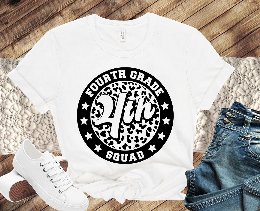 Fourth Grade Teacher Decal, Fourth Grade Team Shirts, Elementary ...