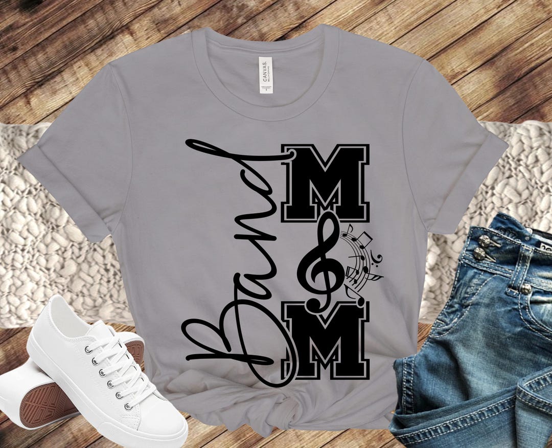 Band Mom Decal, Ready to Press Decal, Band Mom Decal, Band Mom Iron on ...