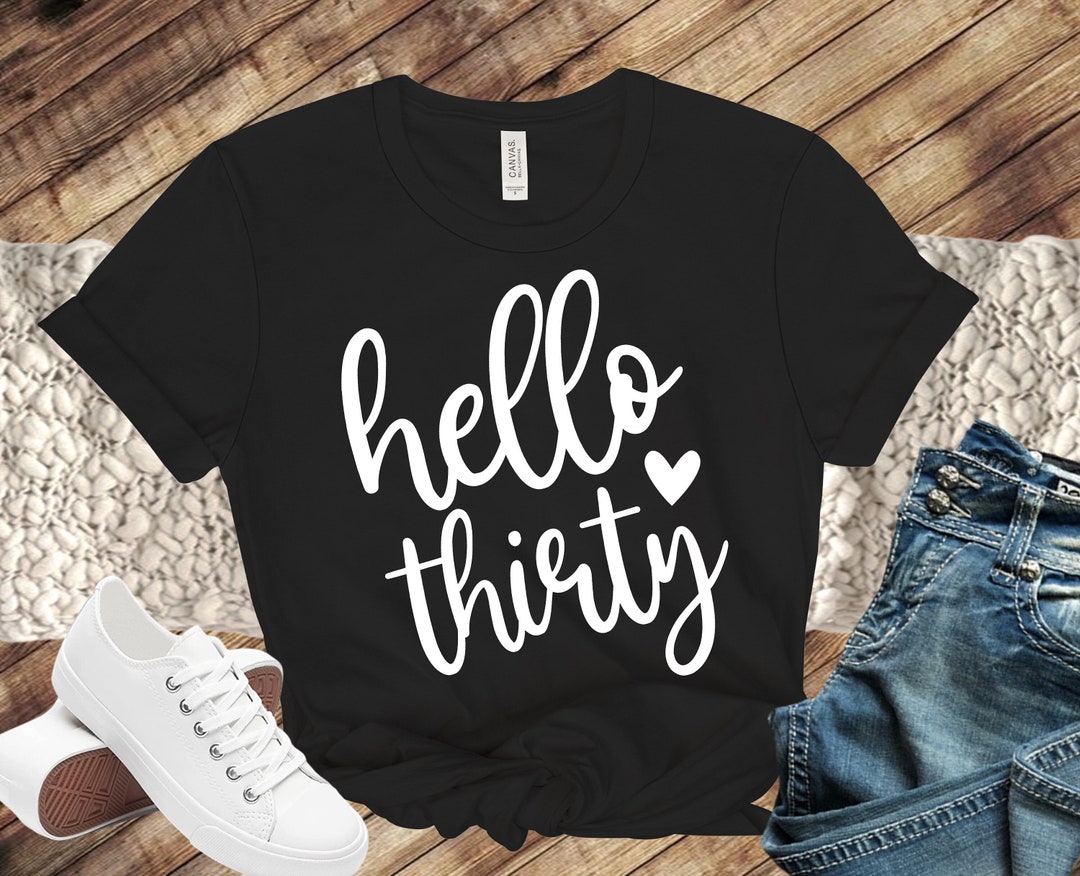 Birthday Heat Transfer Vinyl Decal, 30th Birthday Iron-on, Birthday ...