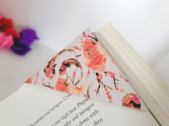 Origami Bookmark Set of 6 or 12 - Etsy