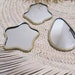 Set of 3 Small Handmade Brass Mirror - Oval, Star, Hand of Fatima - Etsy