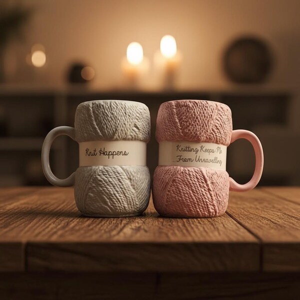 Knitting Mugs - Etsy