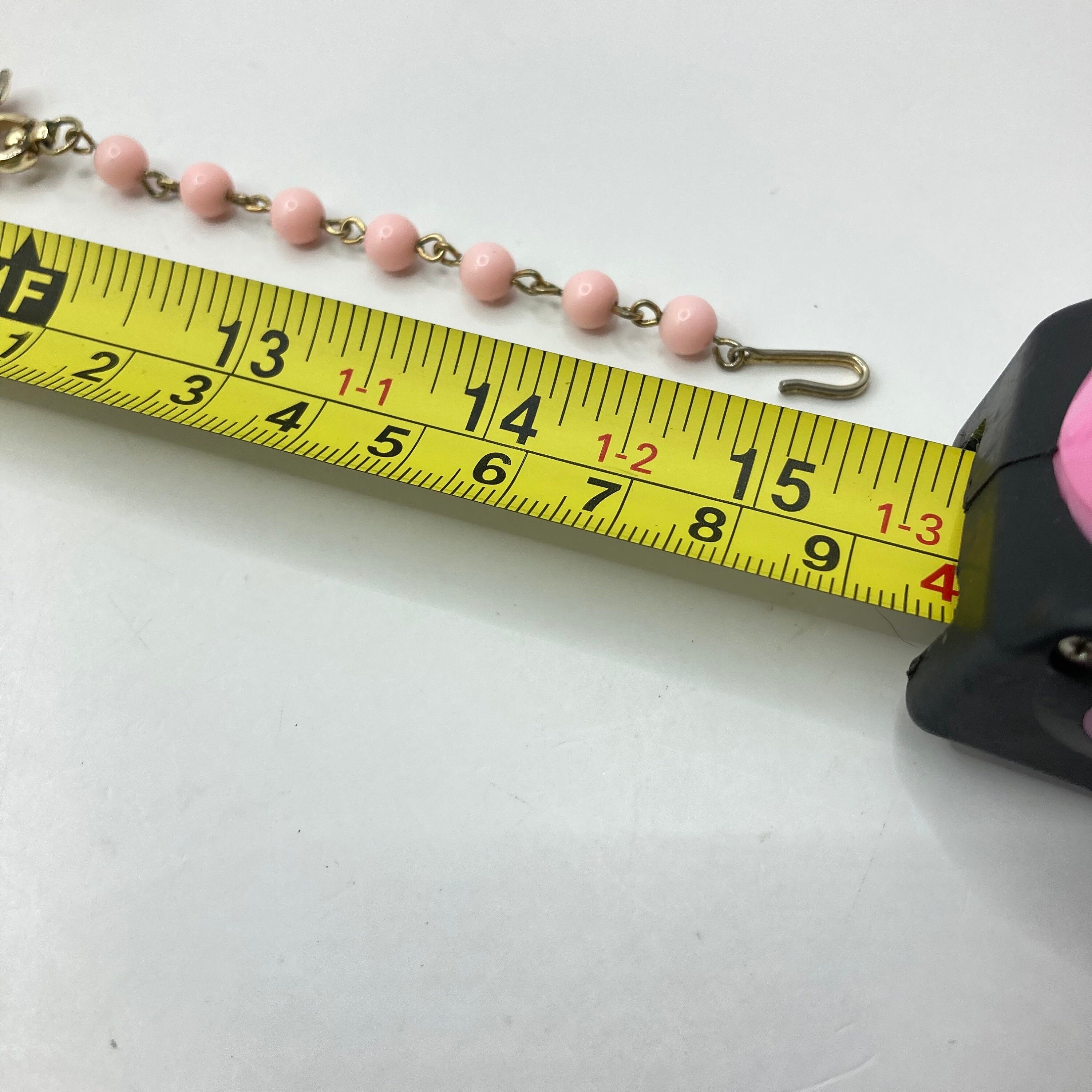 Vintage Vtg 1950’s Coro Pastel Baby Pink Leaves Choker Necklace 12-15 ...