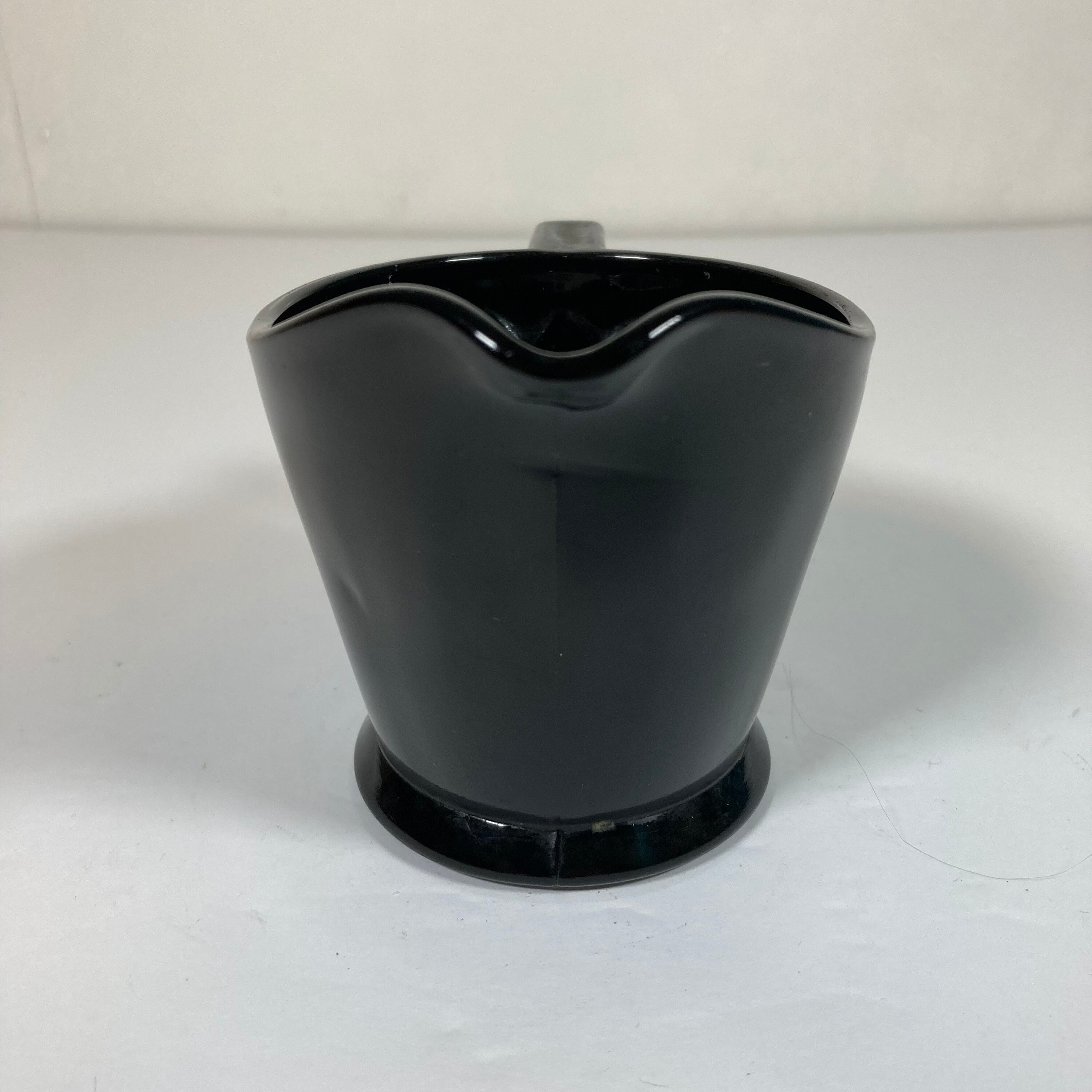 Vintage Art Deco Imperial Black Glass Flat Diamond Quilted - Etsy