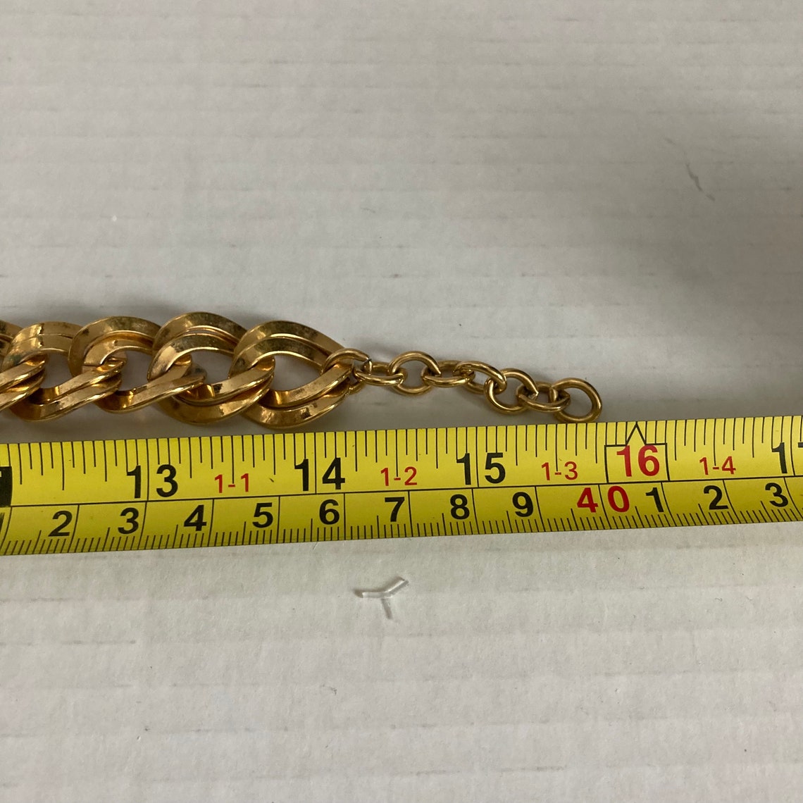 Vintage Vtg 1980’s Monet Chunky Gold Tone Chain With Faux Pearl Center ...