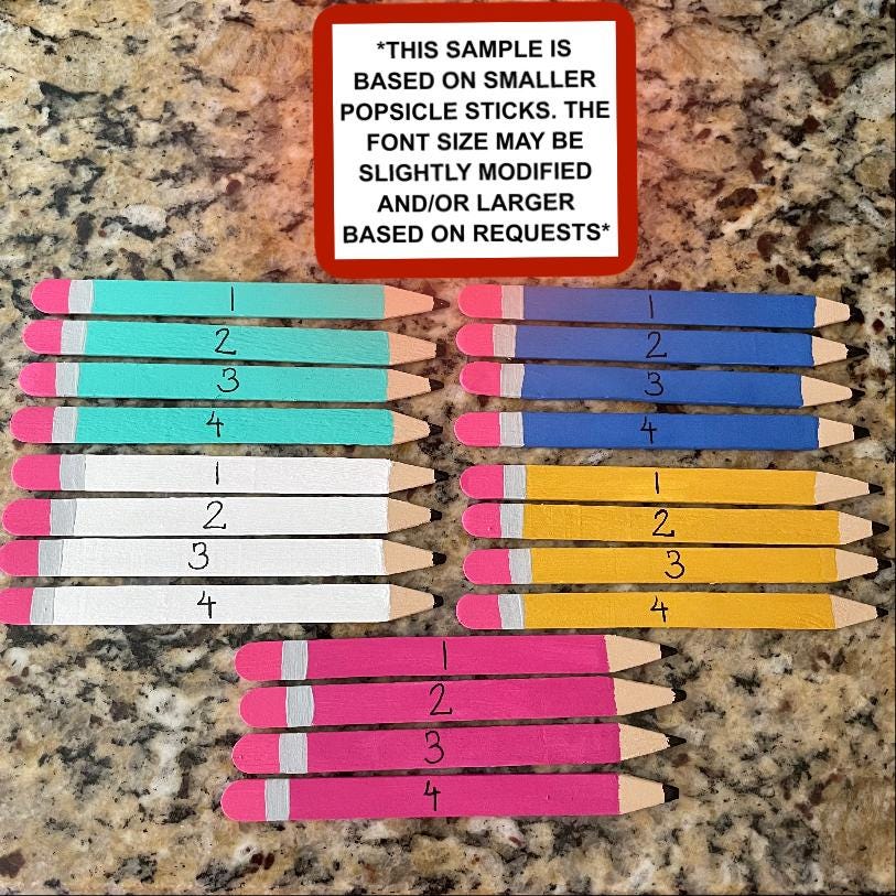Jumbo Popsicle Pencil Equity Sticks Classroom Management | Flip Sticks ...