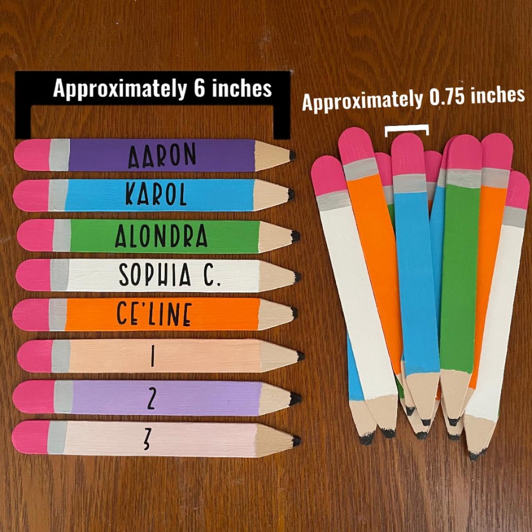 Jumbo Popsicle Pencil Equity Sticks Classroom Management | Flip Sticks ...