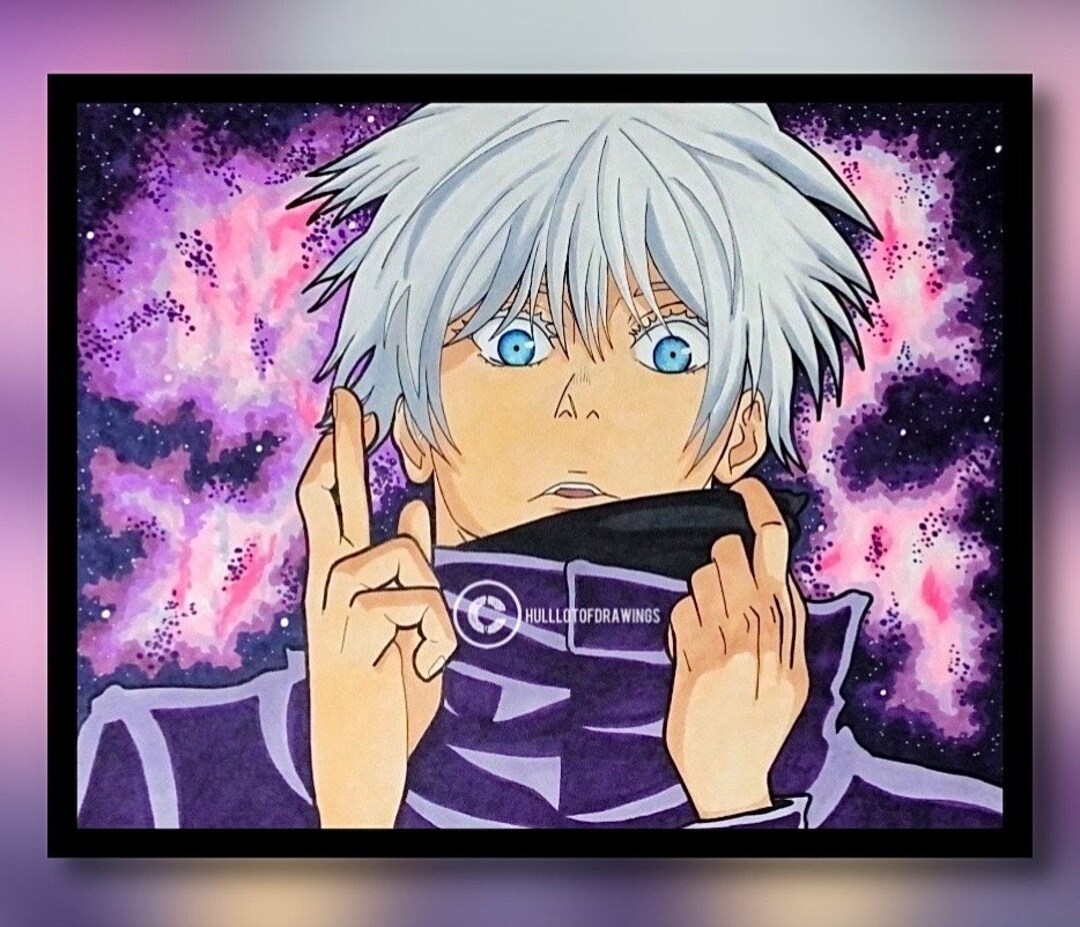 JJK Gojo Fan Art Print, Domain Expansion (8.5x11) - Etsy