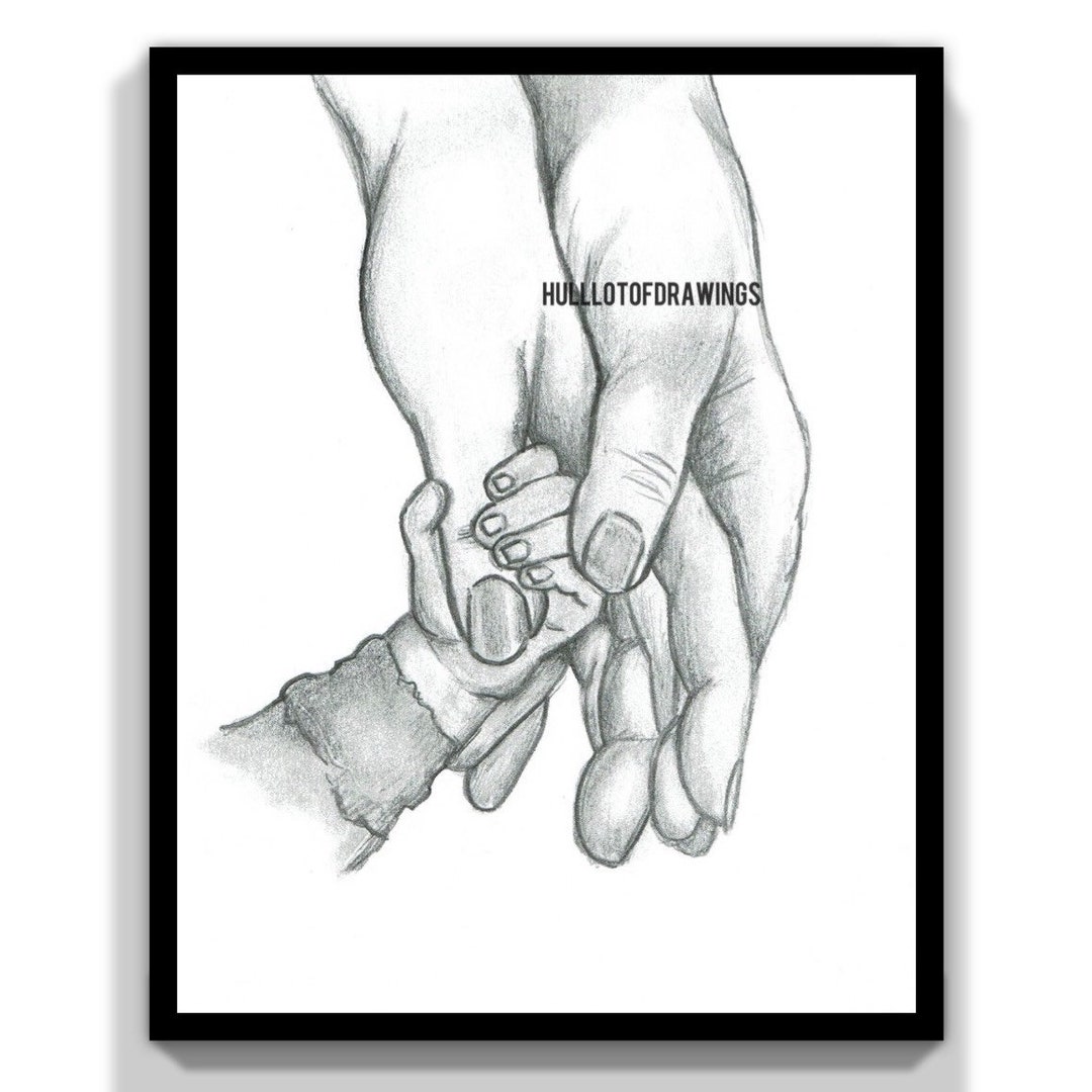 Family Drawing Print New Baby Shower Gift New Parents Gift Mothers Day ...