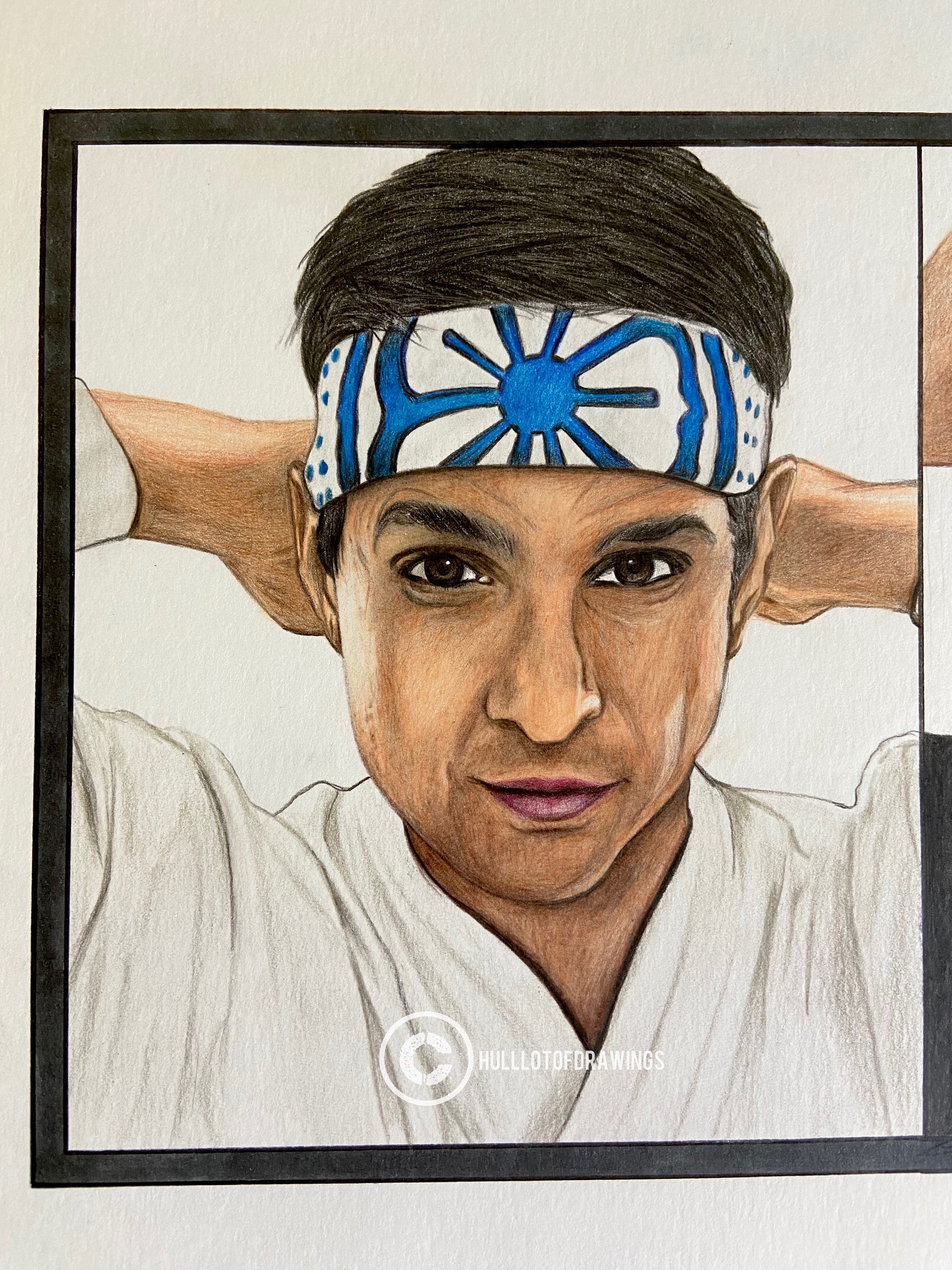 Rivals Original Hand Drawing Colored Pencil Drawing Wall Art Handmade ...