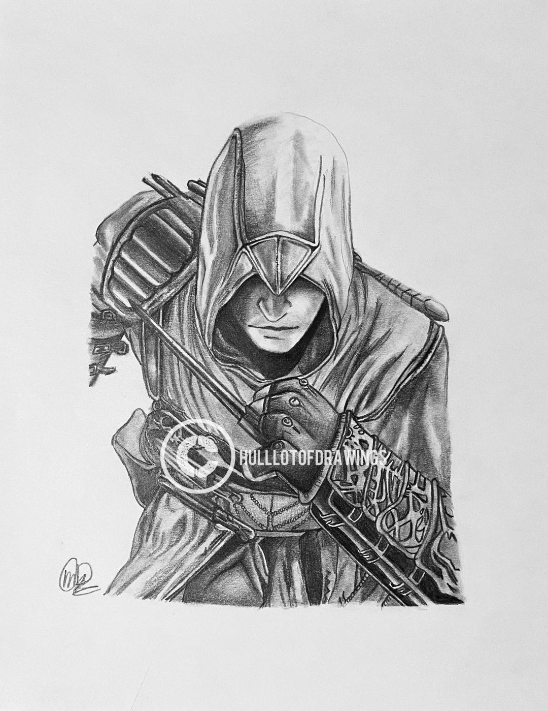 Assassins Creed: Pencil Drawing - Etsy