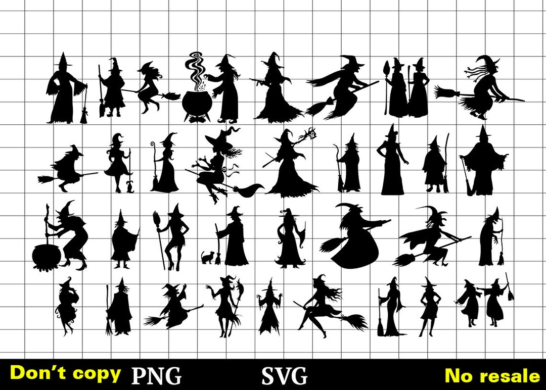 Citas y diseños de brujas SVG/ bruja svg/ bruja clipart/ halloween svg ...