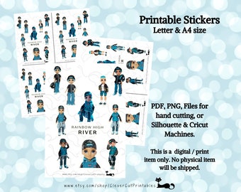 Rainbow High Stickers - Etsy