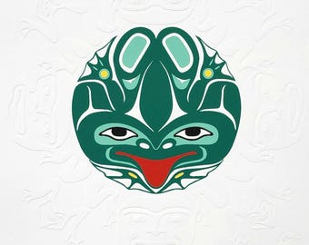 Original First Nations "ravens" Contemporary Haida Pacific West Coast ...