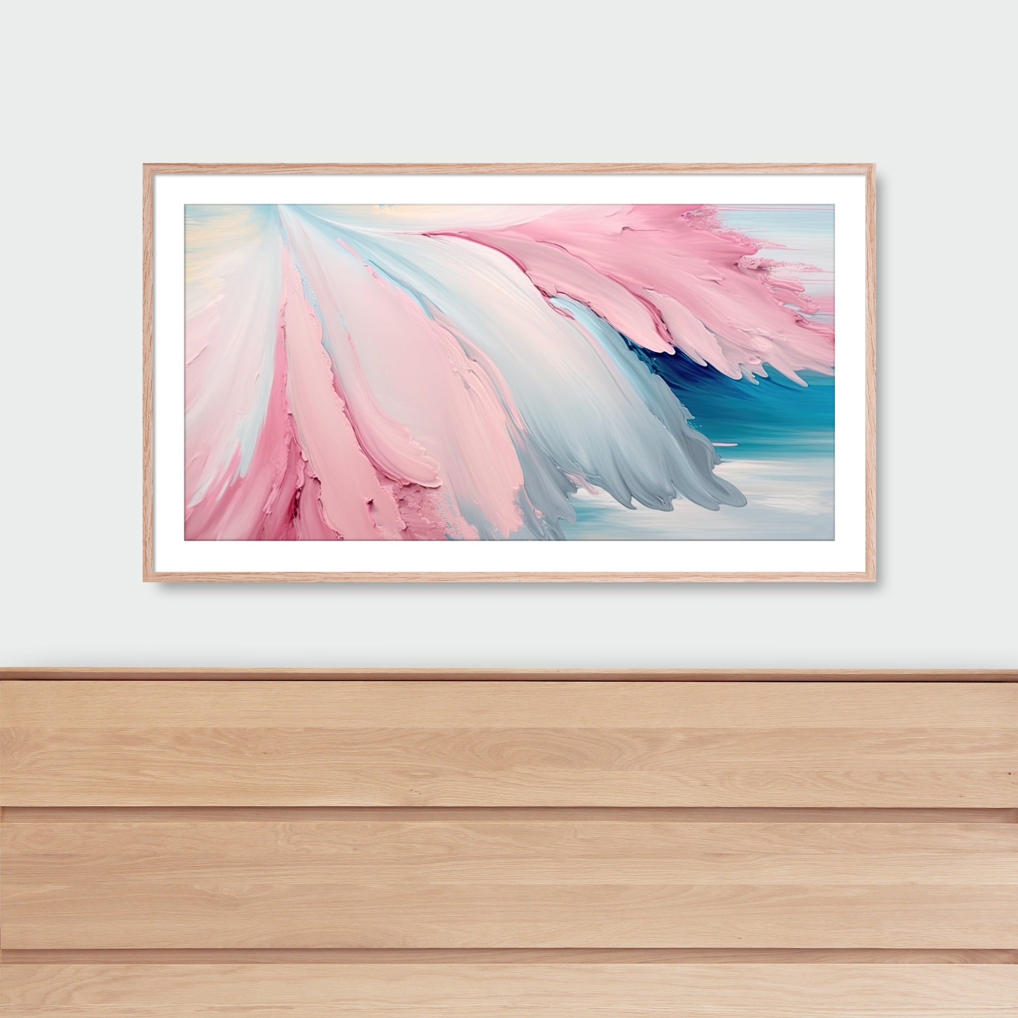 4k Photos Samsung Frame TV Art | 4k Frame Tv Photo | Pink Abstract Art ...