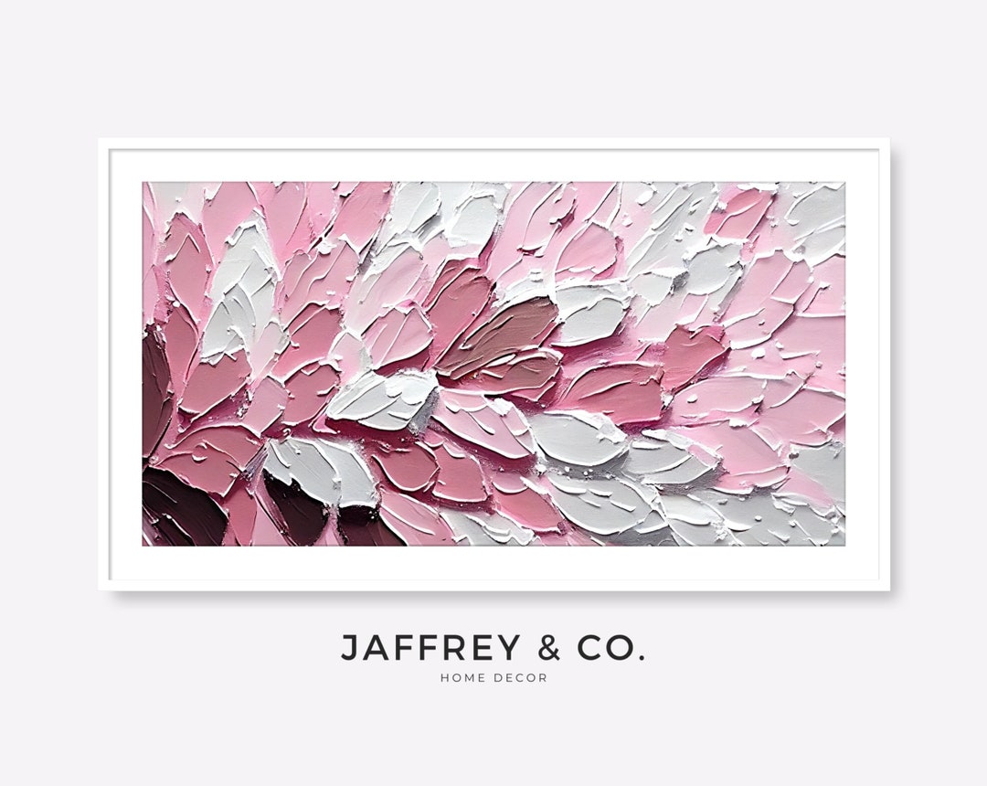 Pink Abstract Frame TV Art 4k Photos Samsung Frame TV Art 4k Frame Tv ...