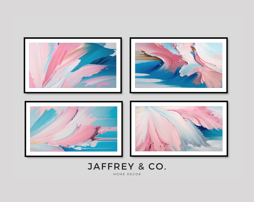 4k Photos Samsung Frame TV Art Set Pink Abstract Art 4k Frame TV Photo ...