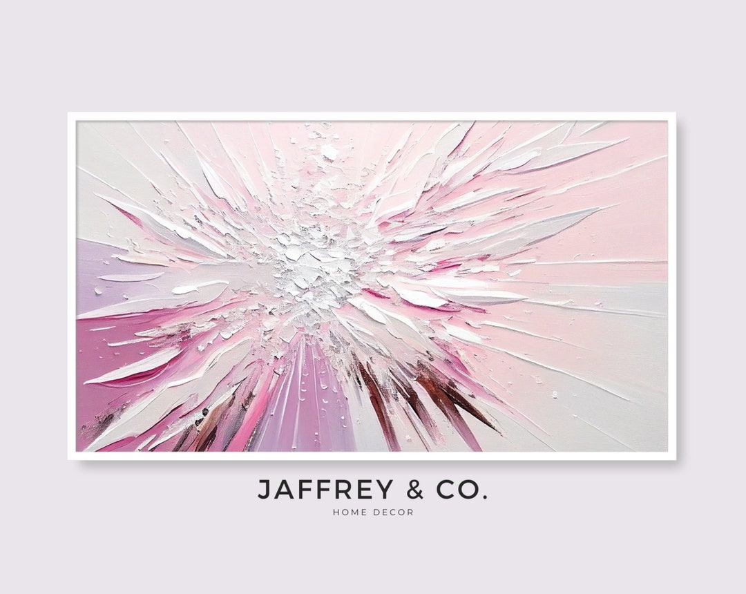 Pink Abstract Frame TV Art 4k Photos Samsung Frame TV Art 4k Frame Tv ...