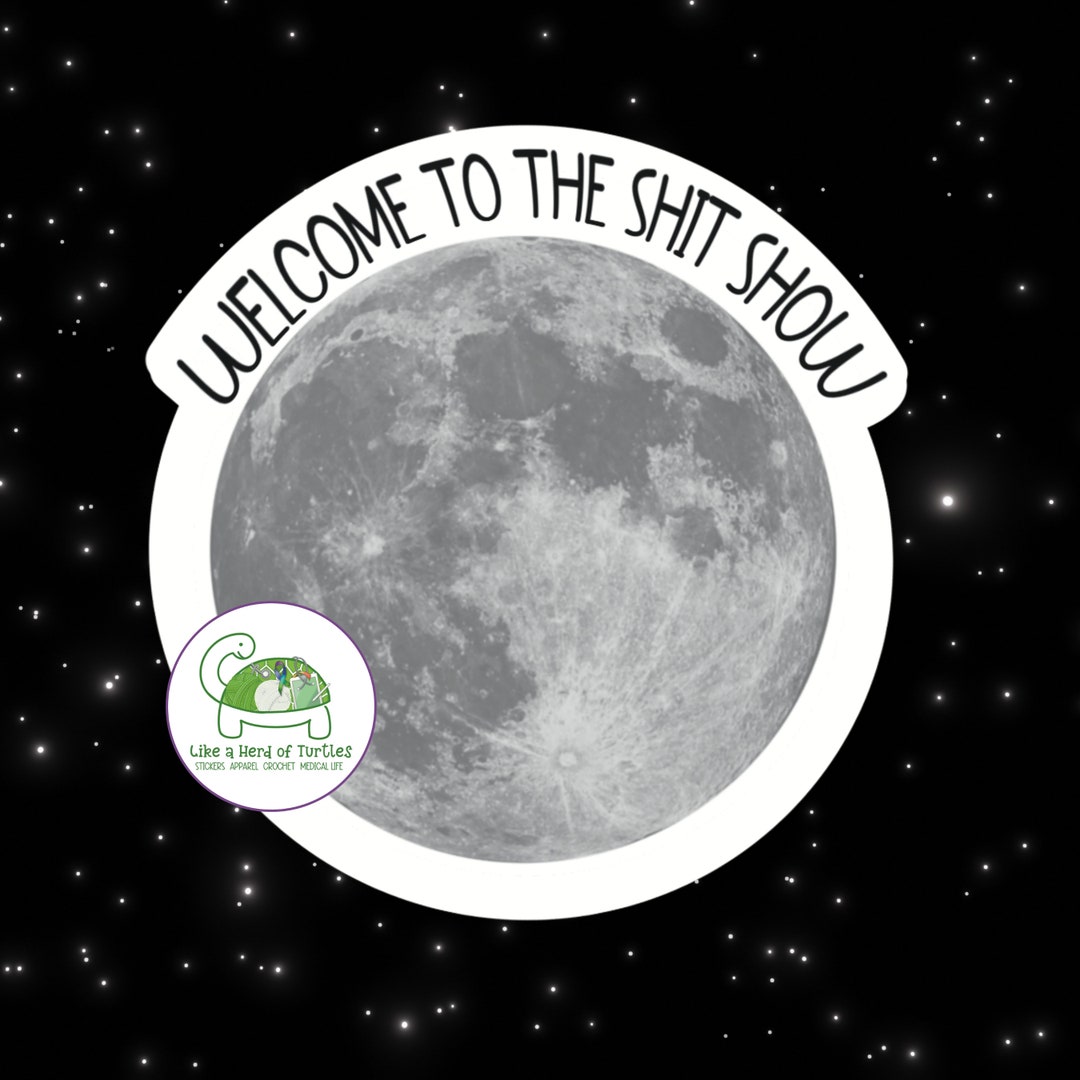 Full Moon, Nurse Sticker, Medical Mom Sticker, Funny Medical Sticker ...