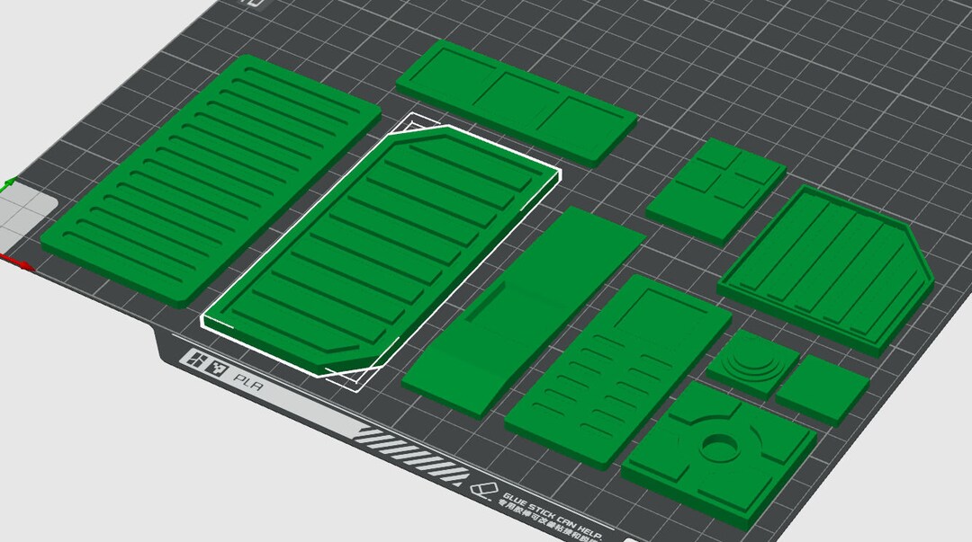 Sci-fi/star Wars Panel Greeblie Pack SW Galaxy's Edge Inspired STL ...