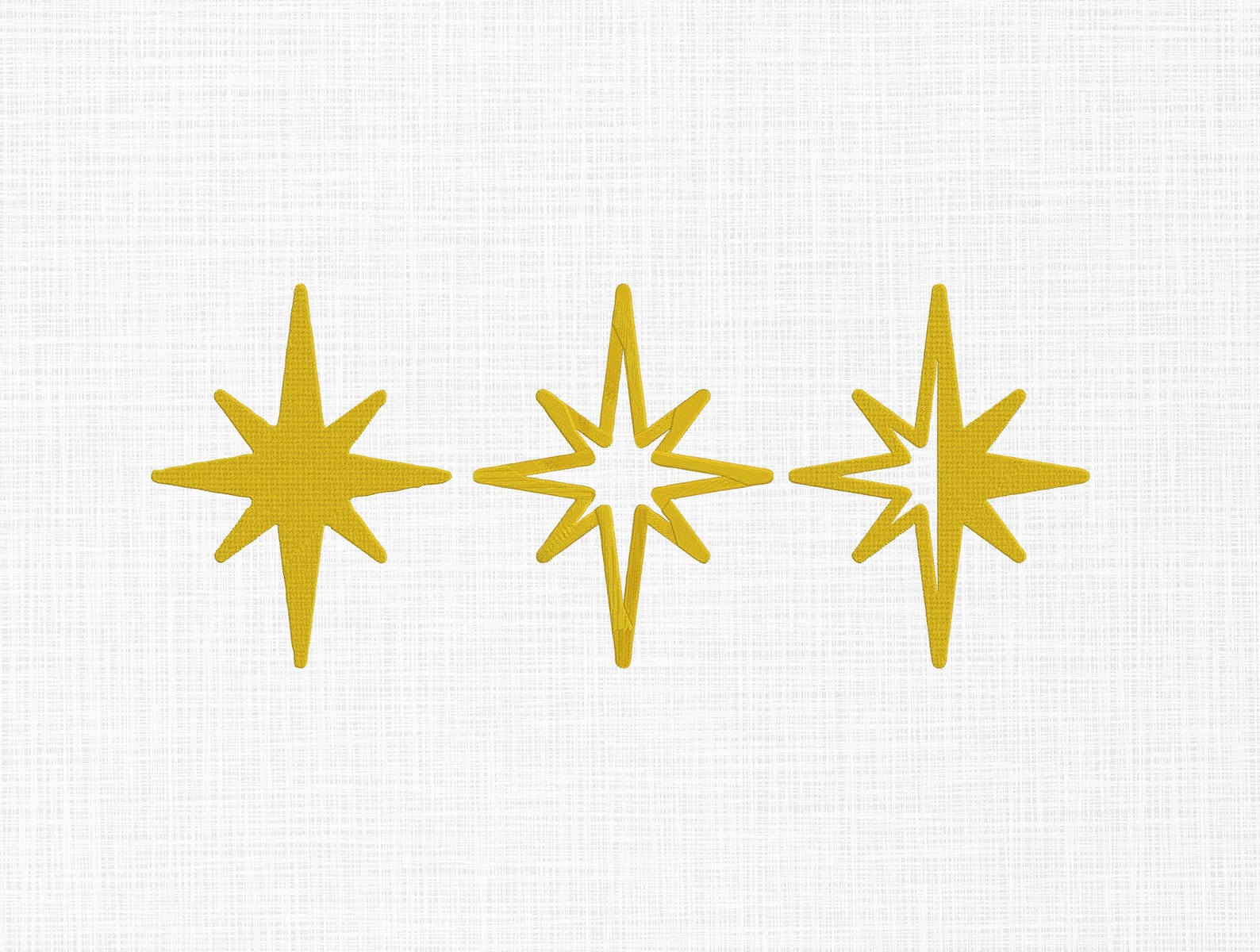 Bethlehem Star Set Embroidery Design, Bethlehem Star Applique ...