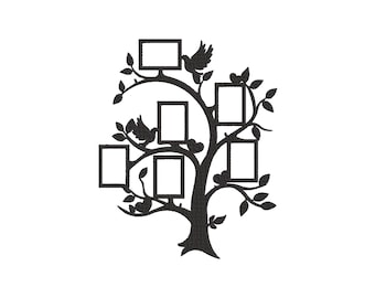 Family Tree Embroidery Design. Tree of Life Embroidery Design. Machine ...