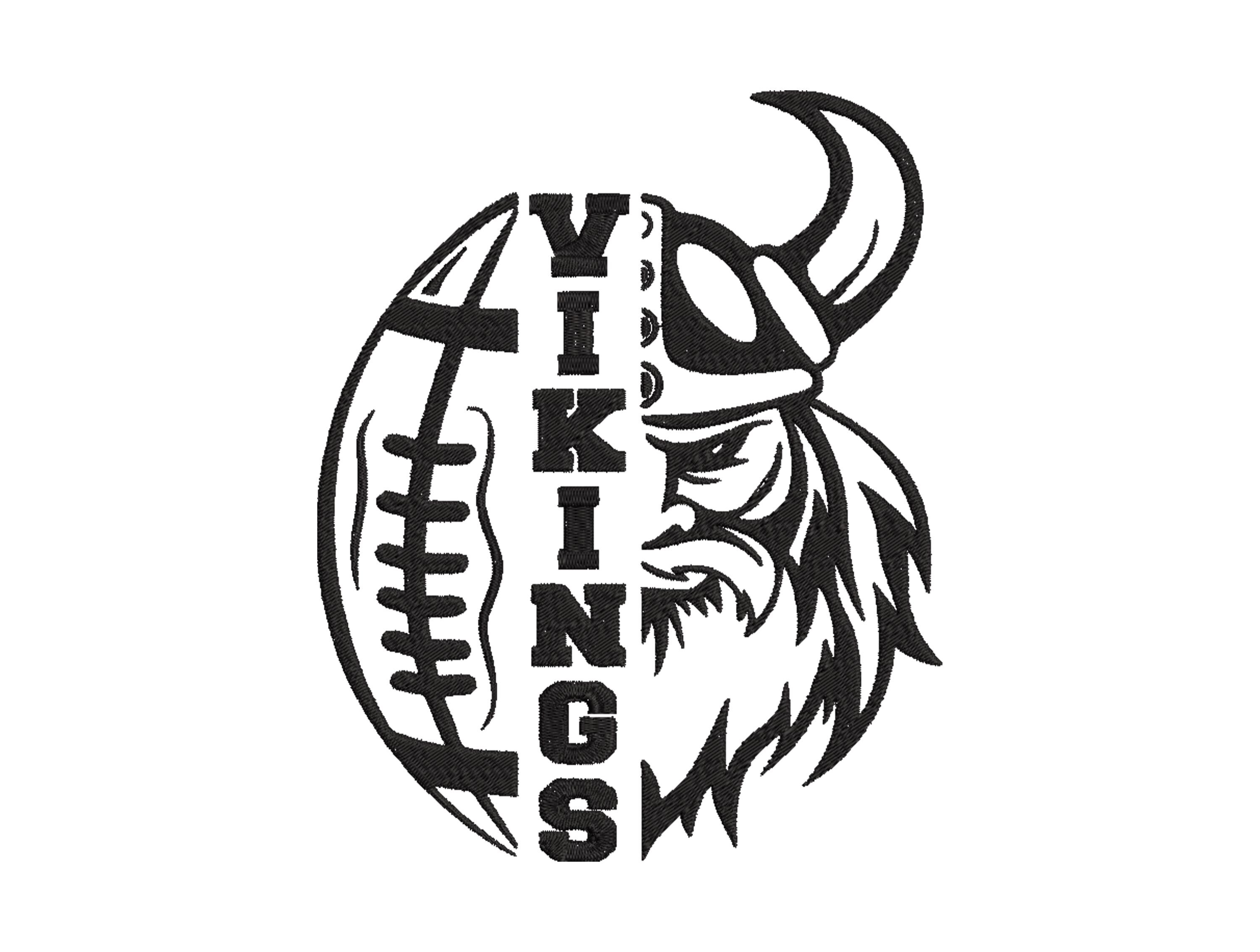 Vikings Embroidery Design - Vikings Quote Embroidery Files - Vikings ...