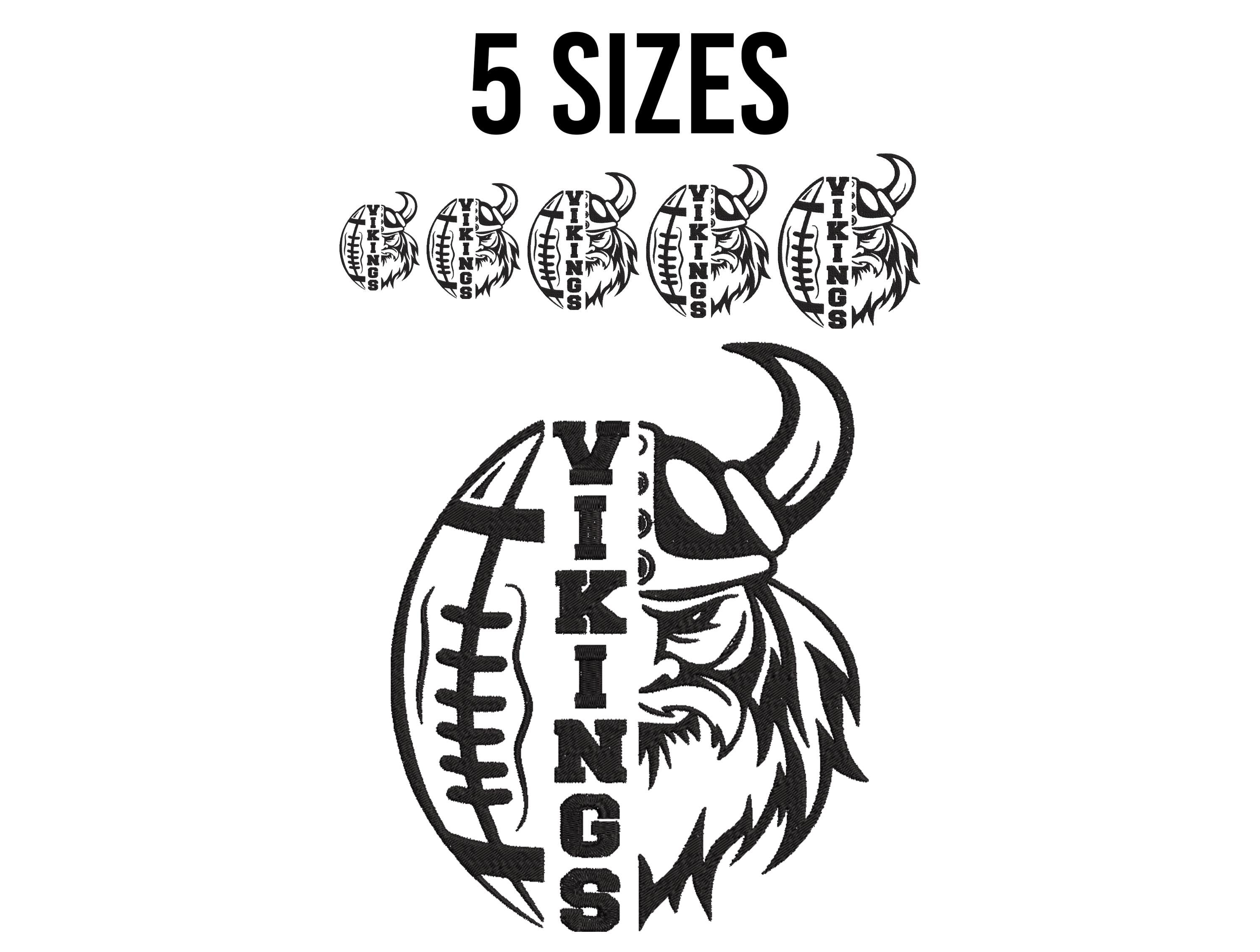 Vikings Embroidery Design - Vikings Quote Embroidery Files - Vikings ...