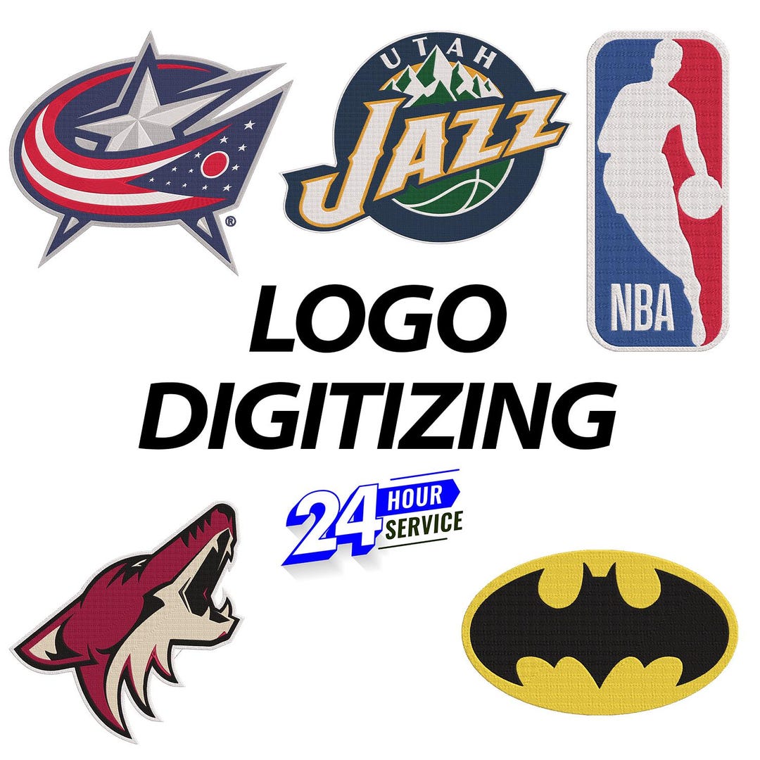 Custom Logo Embroidery Digitizing, Logo Digitizing,logo to Embroidery ...