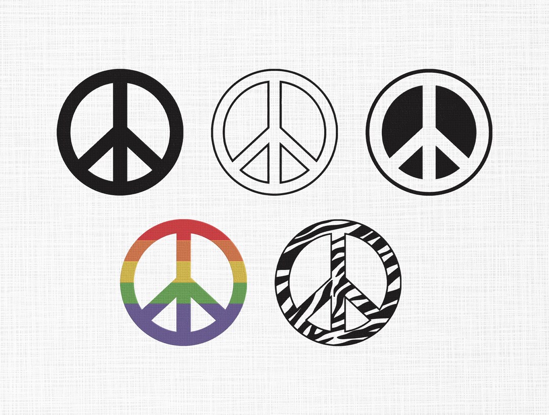 Peace Embroidery Design, Peace Sign Embroidery Design, Peace Sign ...